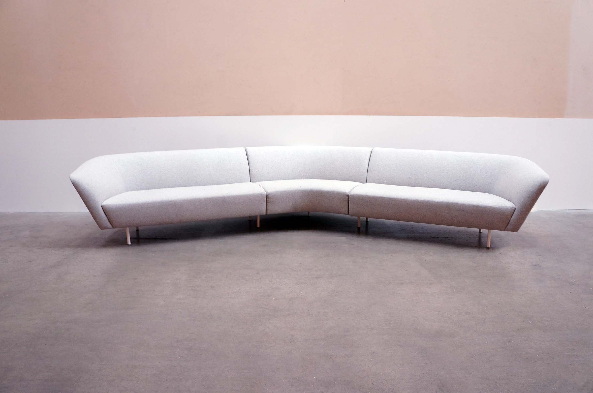 Arper Loop Modular Sofa In Grey - Office Resale