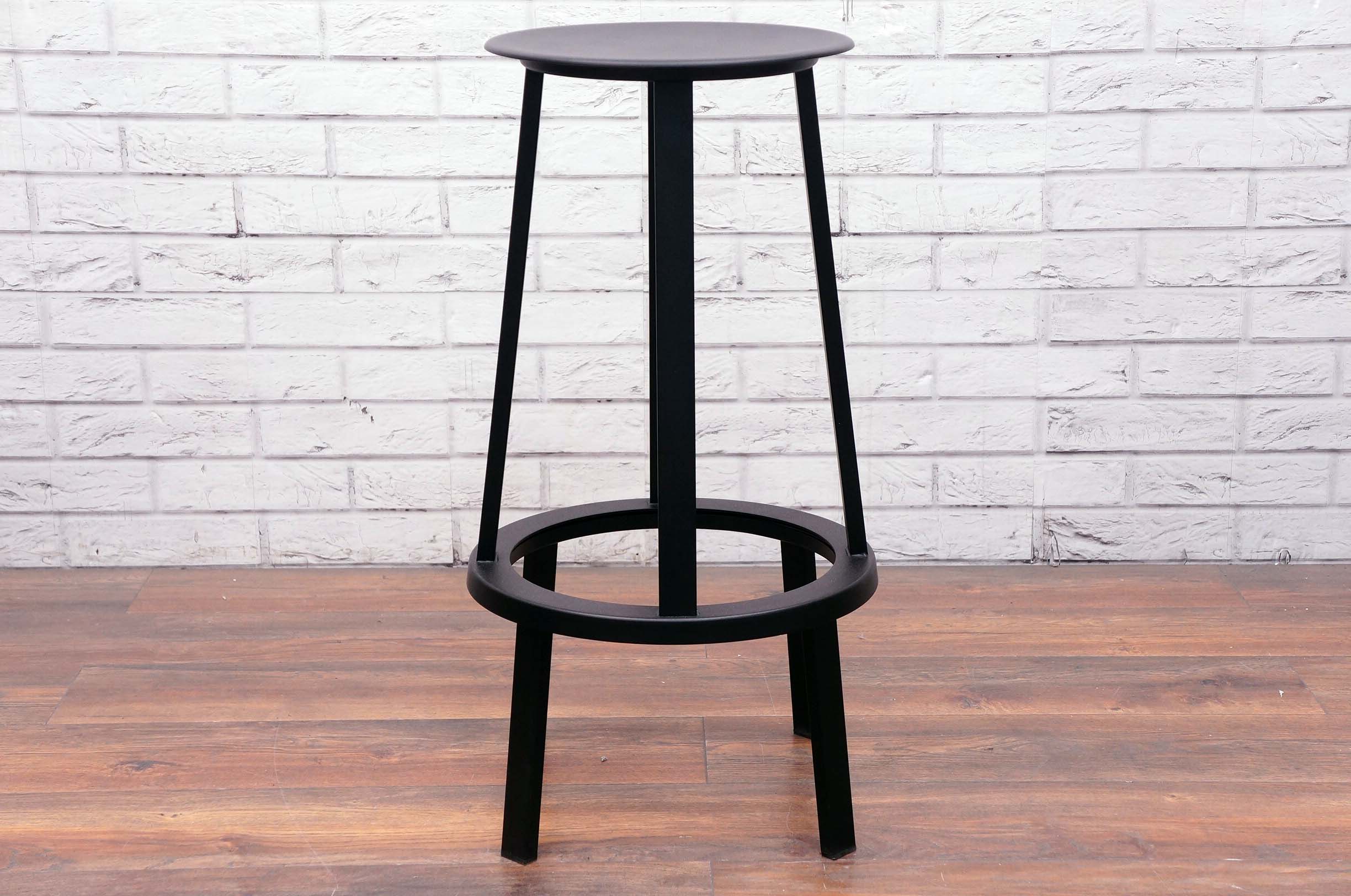 Hay Revolver High Bar Stool In Black - Office Resale