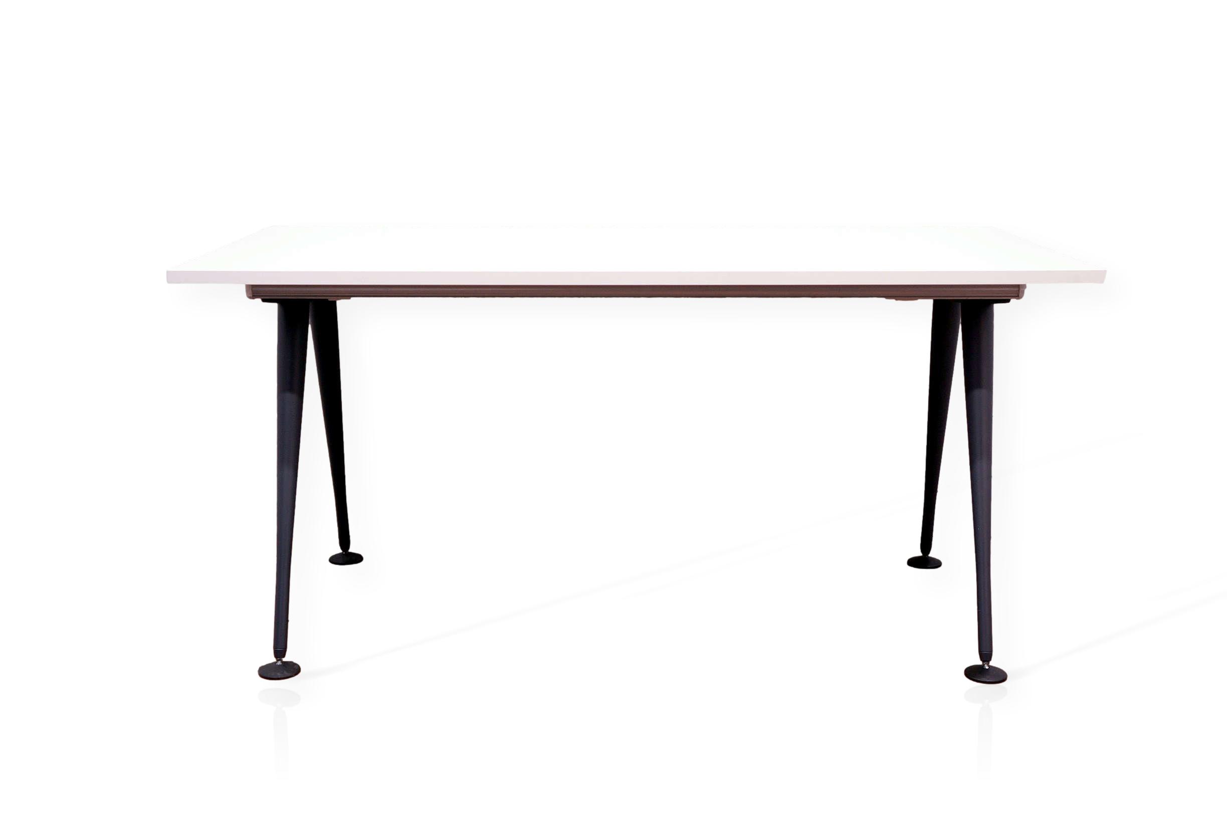 Herman Miller Abak Environments Desk, Single, Graphite - Office Resale