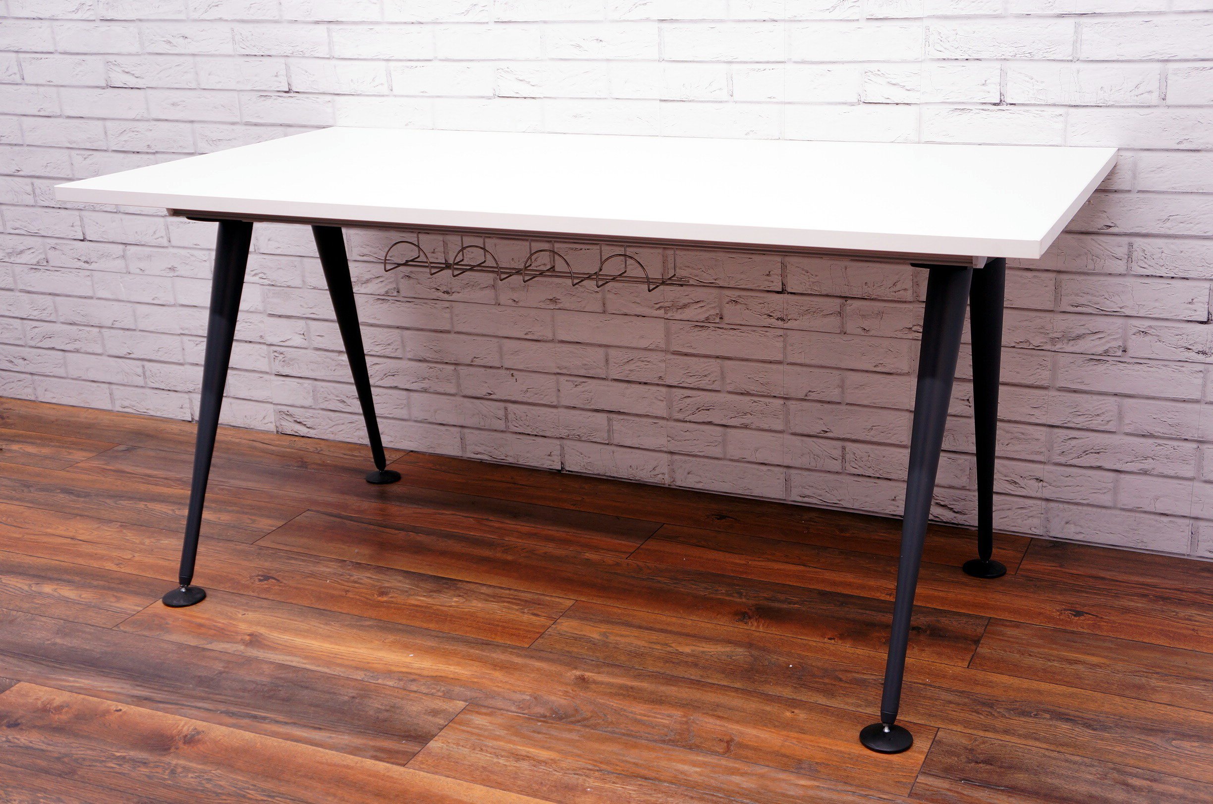 Herman Miller Abak Environments Desk With Graphite Tapered Legs ...